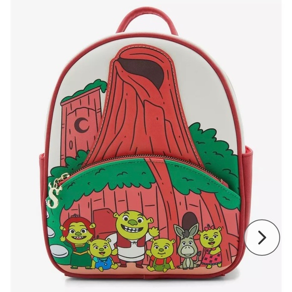 Loungefly | Bags | Shrek Swamp Group Portrait Mini Backpack Boxlunch ...